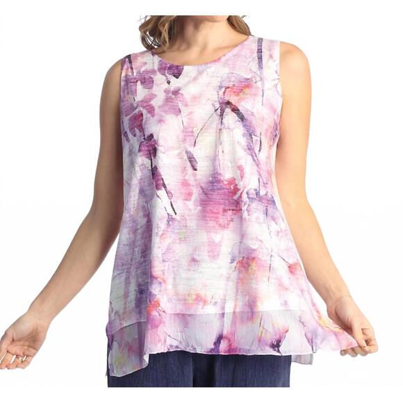 Jess & Jane | Tops | New Jess Jane Burnout Sleeveless Top Plus In ...